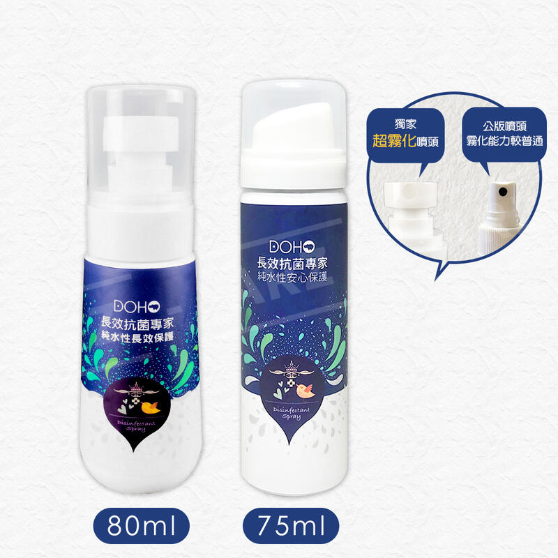 DOHO 奈米鋅離子長效抗菌噴霧【ARZ】【B063】純水性 安全抗菌 手機螢幕清潔液 居家清潔 外出攜帶 抗菌噴霧 | 露天市集 | 全台最大的網路購物市集