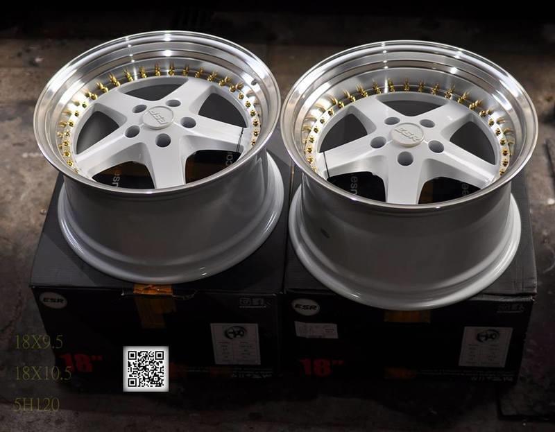 美國 ESR sr04 WHEEL E36 E46 18x9.5 18x10.5 5H114.3 5H120 | 露天市集 | 全台最大的網路購物市集