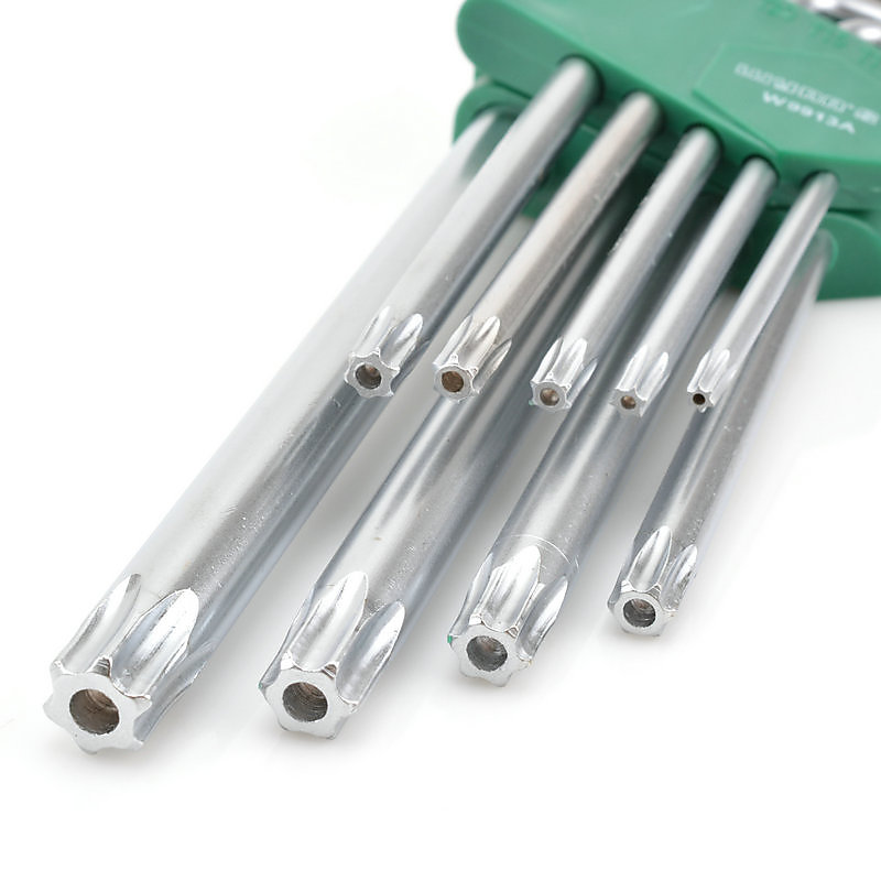 Wynns威力獅 9件套梅花型內六角扳手 鉻釩鋼星型螺絲批 W9913 W330-0824[353828] | 露天市集 | 全台最大的網路購物市集