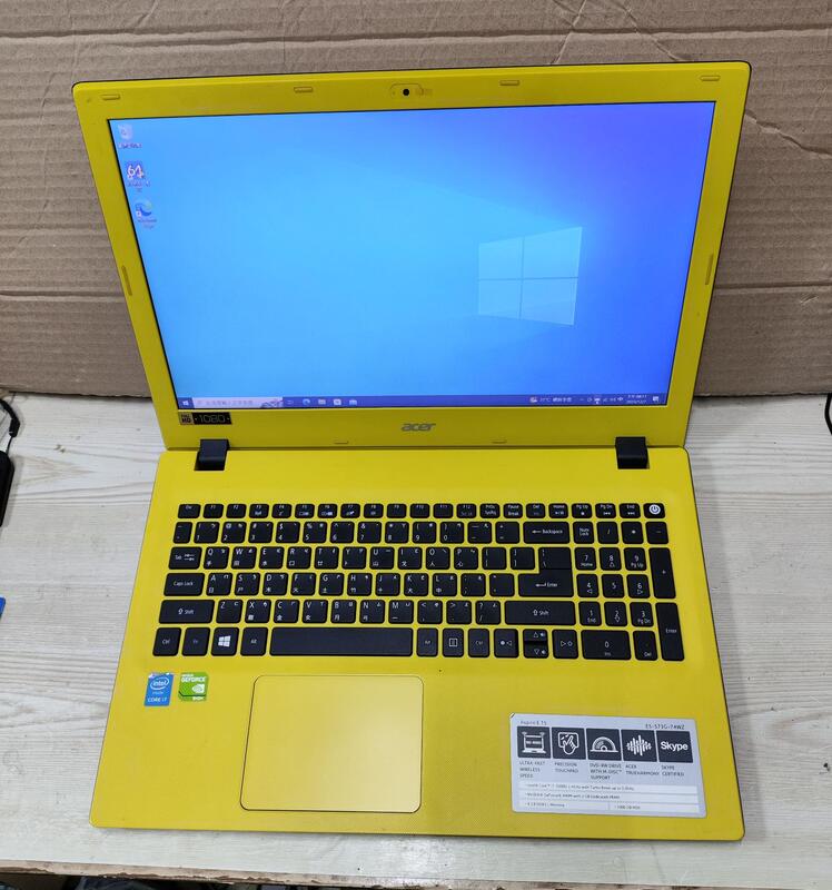 宏碁Acer E5-573G 15.6吋 i7-5500U 8G 240gSSD GT940M | 露天市集 | 全台最大的網路購物市集