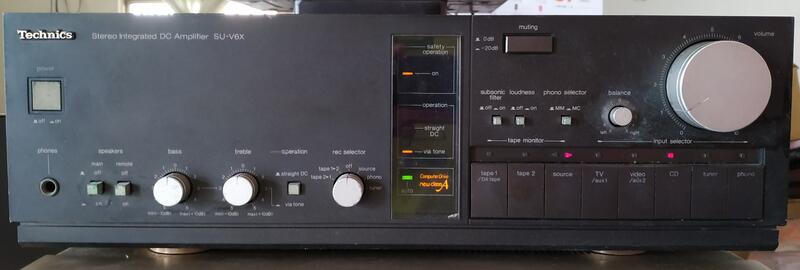 松下 TECHNICS SU-V6X 經典綜合擴大機 日本製(請詳閱內容) | 露天市集 | 全台最大的網路購物市集