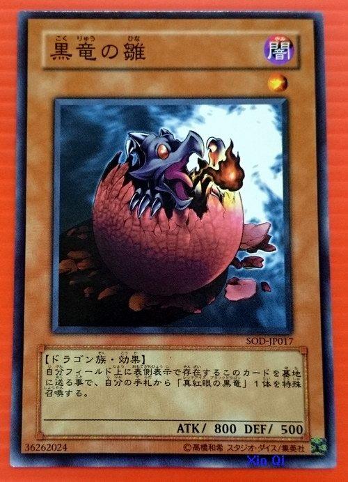 【Xin Qi】遊戲王 SOD-JP017 黑龍之雛(普卡)EE3-JP017 SD22-JP007 SD1-JP007 | 露天市集 | 全台最大的網路購物市集