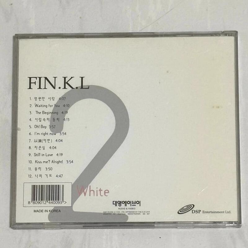 Fin.K.L FinKL 李孝利 成宥利 1999 White 純白 / DSP娛樂 韓國版專輯 CD 附歌詞 | 露天市集 | 全台最大的 ...