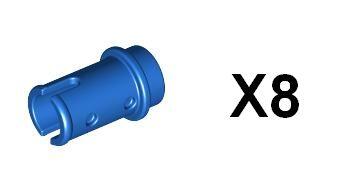 全新LEGO樂高連接器 4274 4143005 藍色 Technic Pin 1/2 (8個) A76 | 露天市集 | 全台最大的網路購物市集