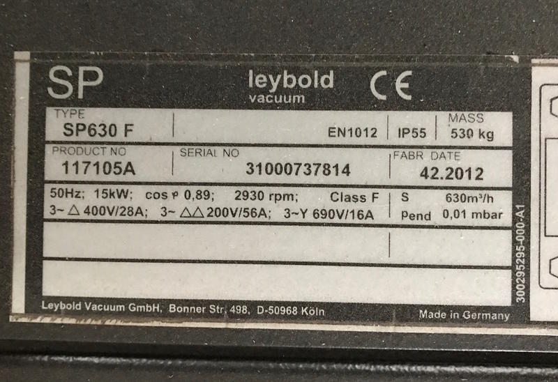 德國製LEYBOLD SP-630 螺旋式真空幫浦/DRY PUMP/無油式真空幫浦-真空製程/加工物保持/真空乾燥可用 | 露天市集 | 全 ...