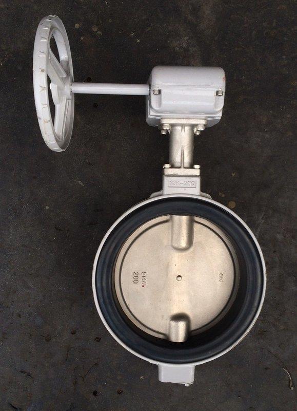 日本外匯KITZ VALVE XJ系列 200A（8英吋） 齒輪式鋁合金手動蝶閥（內部：SCS14不鏽鋼＋EPDM橡膠） | 露天市集 | 全 ...