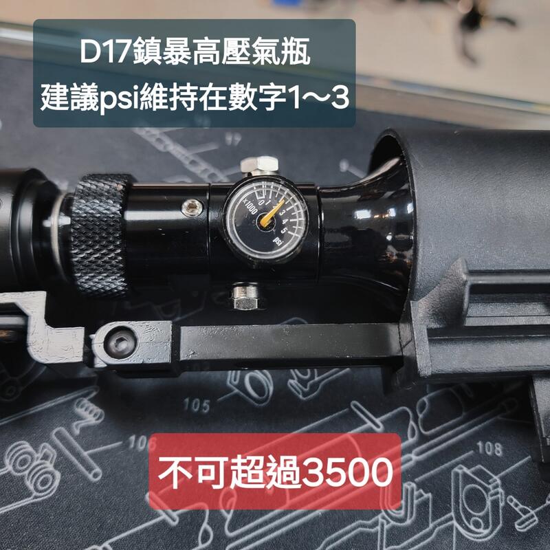 現貨 MILSIG T17 17MM 鎮暴槍 綠鬣蜥 防身 居家 訓練 金屬 CO2 PCP D17 | 露天市集 | 全台最大的網路購物市集