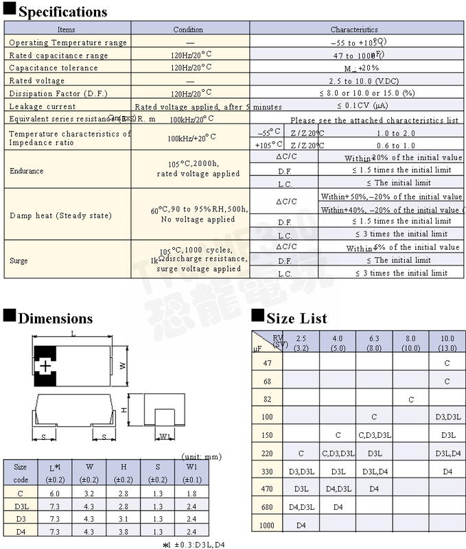 SANYO 日本三洋 鉭電容 ESR 330UF 4TPB330M 替代超級電容 NEC OE128 OE907 台中 | 露天市集 | 全台 ...