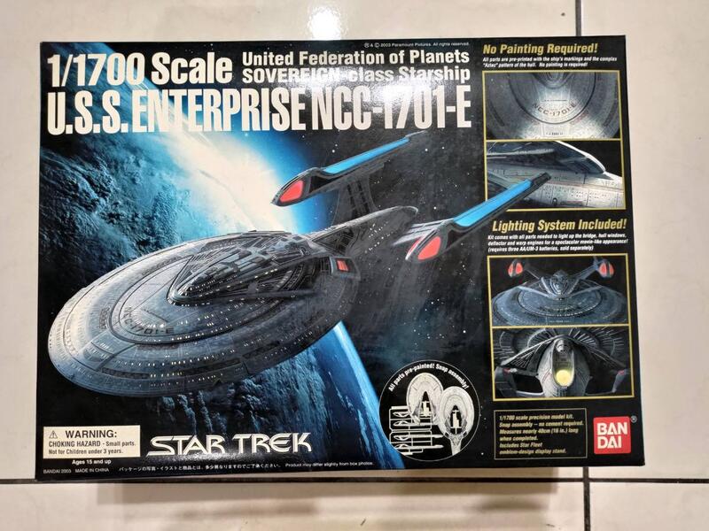 STAR TREK NCC-1701-E 企業號 BANDAI 1/1700 | 露天市集 | 全台最大的網路購物市集