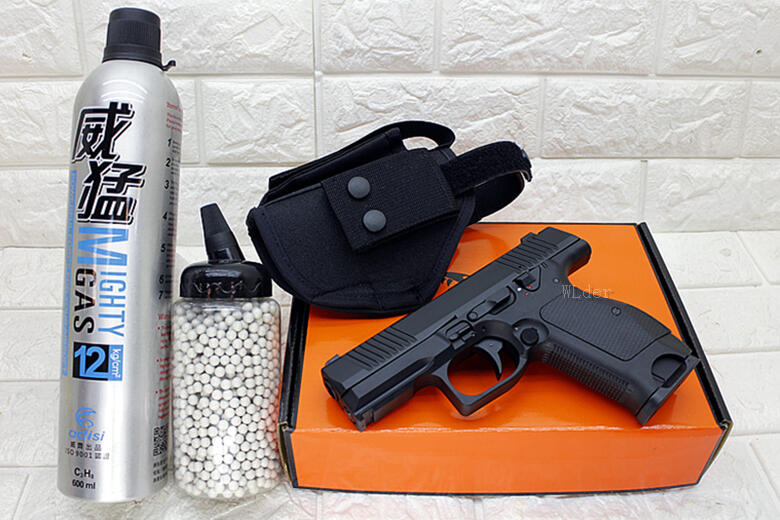 KIZUNA WORKS KW-15K 俄羅斯 手槍 瓦斯槍 + 12KG瓦斯 + 奶瓶 + 槍套 ( GBB槍射擊 | 露天市集 | 全台最大的網路購物市集