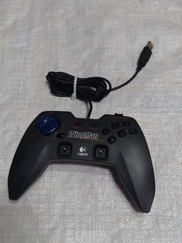 (B2) 早期 Logitech 羅技 WingMan RUMBLEPAD 電腦USB遊戲搖桿 手把 | 露天市集 | 全台最大的網路購物市集