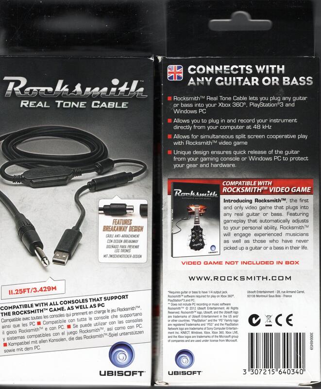 【艾達電玩】搖滾史密斯 音源線 導線 Rocksmith Real Tone Cable PS5 PS4 PC XBOX | 露天市集 | 全 ...