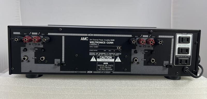 AMC 2445 擴大機 庫存品 使用TO-3鐵殼晶體 原廠分享品 附原廠保証書_四組放大器分別驅動超高品質高低音揚聲器 | 露天市集 | 全 ...