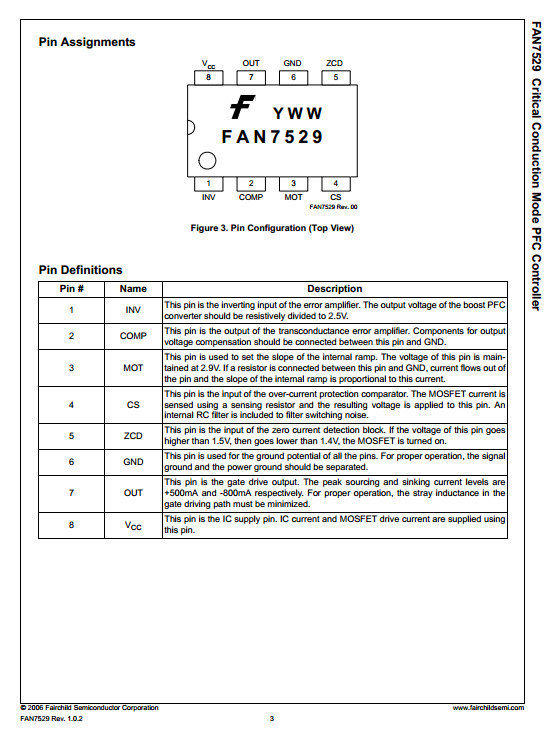 【洋將】全新 FAIRCHILD FAN7529 7529 液晶電源管理IC SOP-8 $D | 露天市集 | 全台最大的網路購物市集