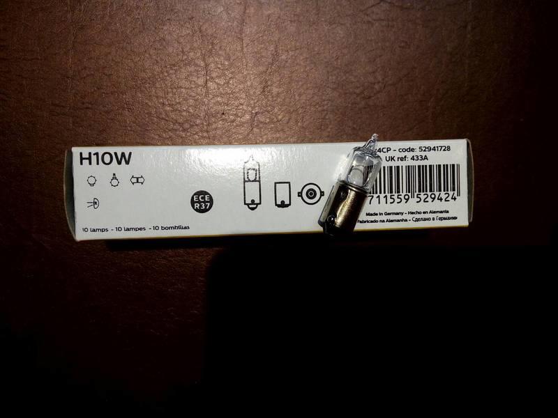 PHILIPS 飛利浦 12024 10W 12V BA9s 光學燈泡 汽車儀表燈 (通用OSRAM 64113) | 露天市集 | 全台最大 ...