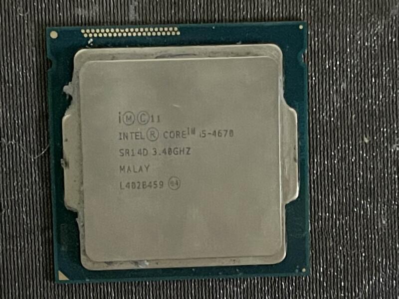 Intel Core(CPU1)i5-4670四核心CPU(LGA 1150) | 露天市集 | 全台最大的網路購物市集