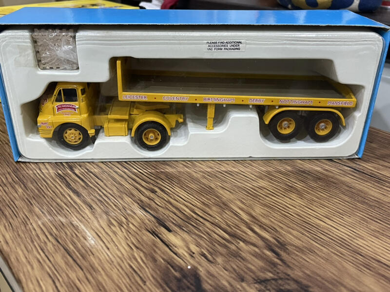 1/50 1:50 CORGI 卡車 貨車 拖車 J.W.RICHARDS 黃 19802 | 露天市集 | 全台最大的網路購物市集
