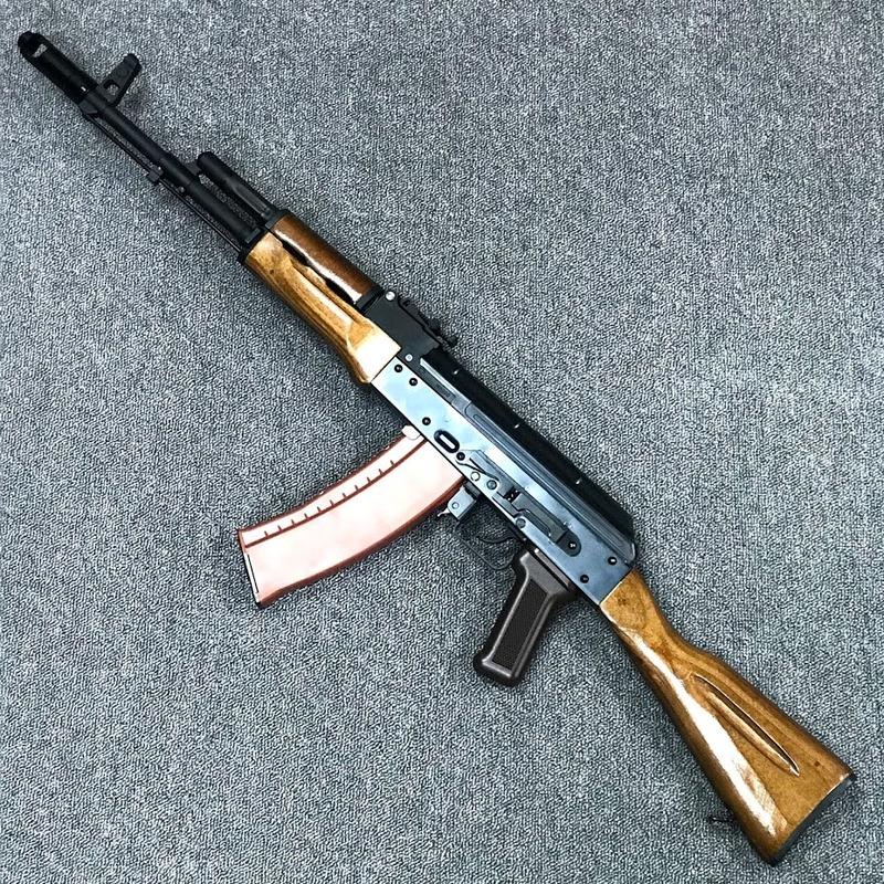 【IDCF】WE AK74 實木版 鋼製槍身 瓦斯步槍 GBB 無彈後定 後座力 黑色 13250 | 露天市集 | 全台最大的網路購物市集
