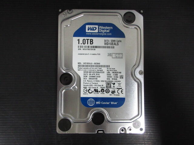 WD 3.5吋 1TB SATA/32MB 桌機用硬碟 (WD10EALS) | 露天市集 | 全台最大的網路購物市集