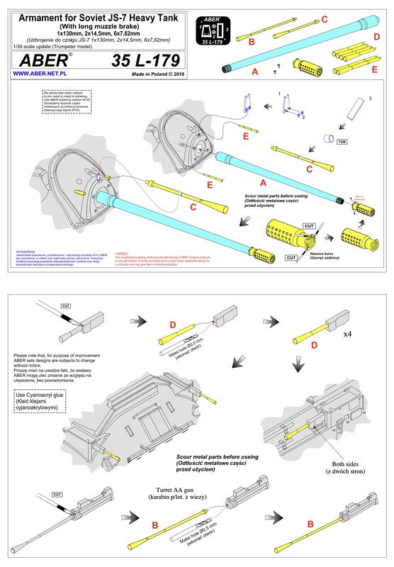 【AKO HOBBY】ABER 35L-179 1/35 蘇聯JS-7 套裝 金屬砲管 *** 下標前請先詢問貨況 | 露天市集 | 全台最大 ...