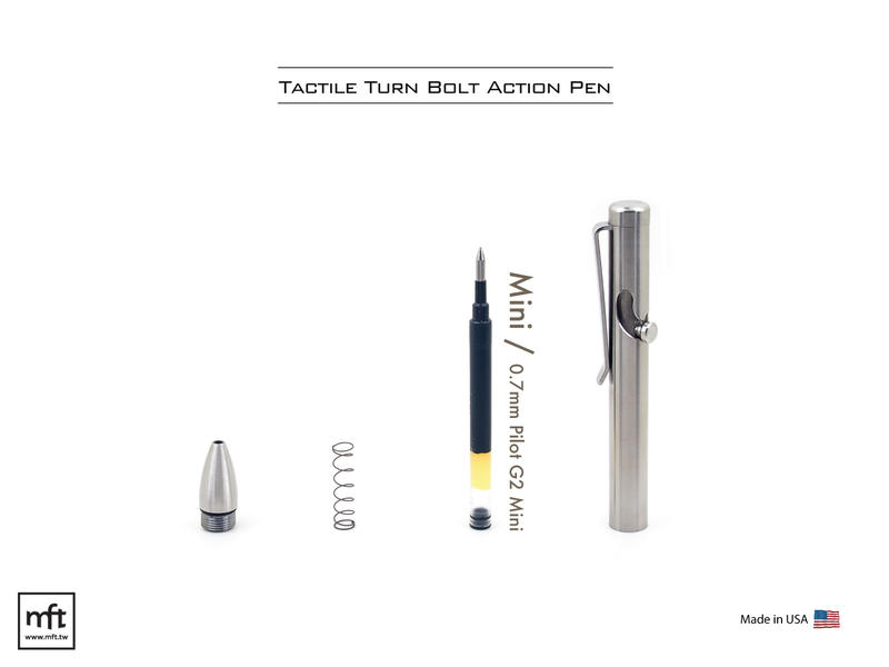 MFT 美國 Tactile Turn Bolt Action Pen 鈦合金 槍機筆 | 露天市集 | 全台最大的網路購物市集