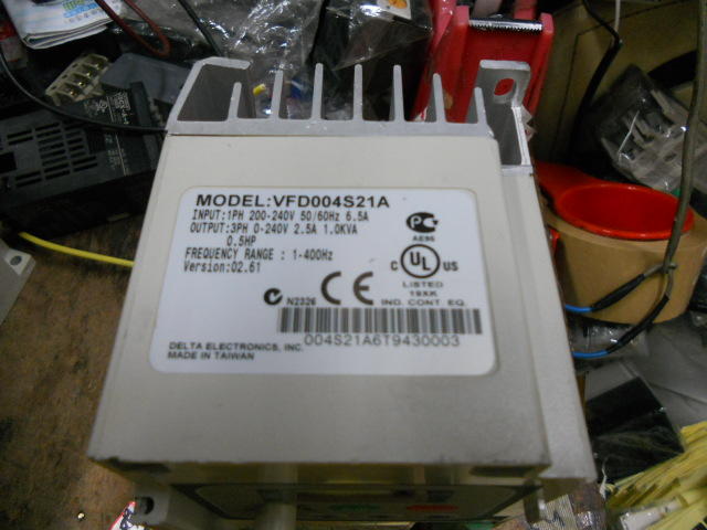 (已售出)台達 變頻器DELTA VFD002S21A 0.25HP 1/4HP 單相 1PH | 露天市集 | 全台最大的網路購物市集