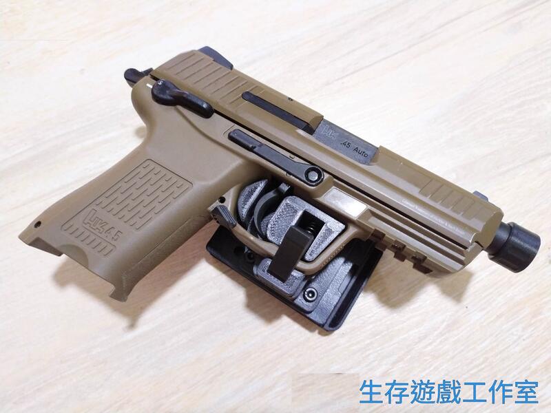 【槍工坊】現貨! BAT165 VFC HK45C瓦斯槍 右手快拔槍套 腰掛版 3D列印 | 露天市集 | 全台最大的網路購物市集