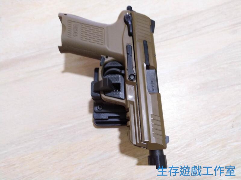 【槍工坊】現貨! BAT165 VFC HK45C瓦斯槍 右手快拔槍套 腰掛版 3D列印 | 露天市集 | 全台最大的網路購物市集
