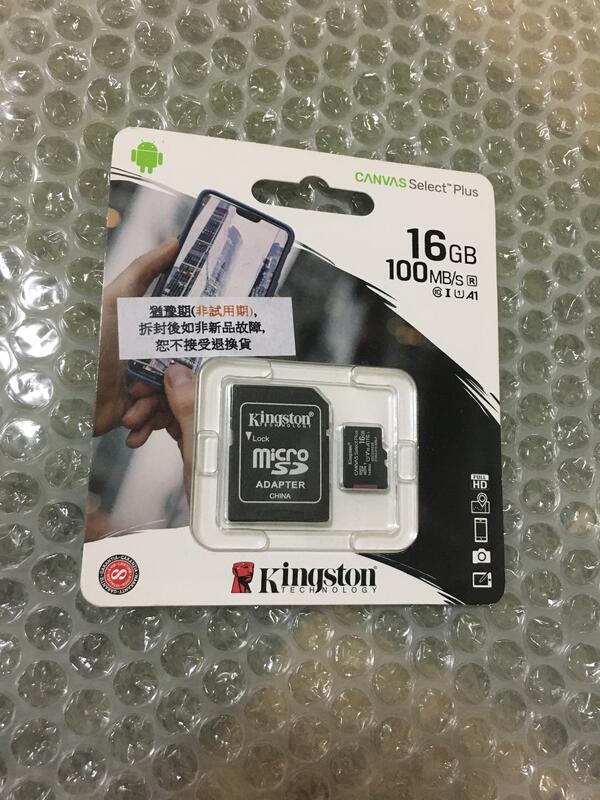 金士頓 SDCS2 MICRO SD 16G A1 Canvas 100MB 16G U1 A1 記憶卡 | 露天市集 | 全台最大的網路購物市集