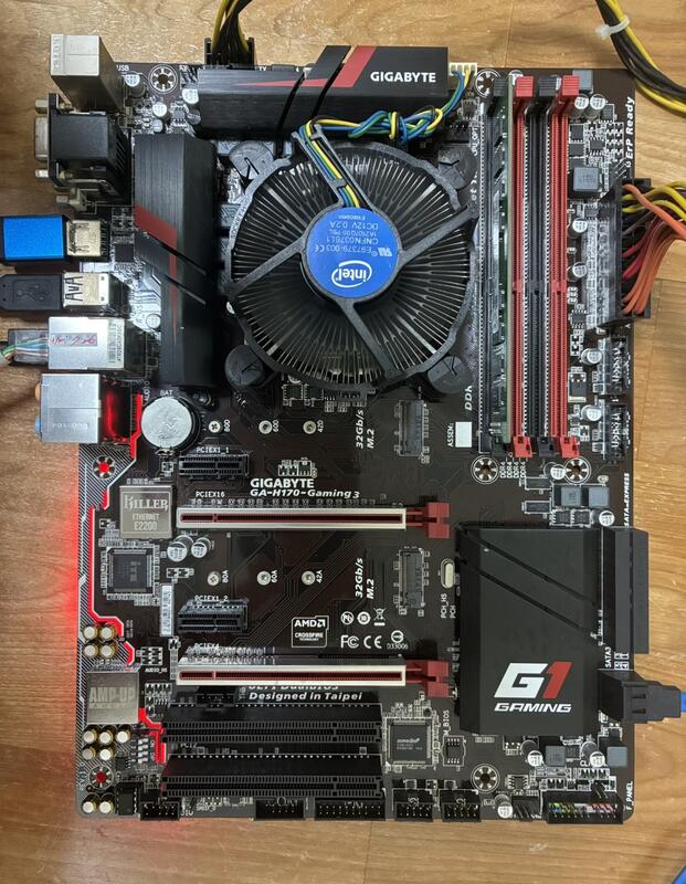 二手 技嘉GA-H170-Gaming 3 主機板 I7 7700 DDR4 8G | 露天市集 | 全台最大的網路購物市集