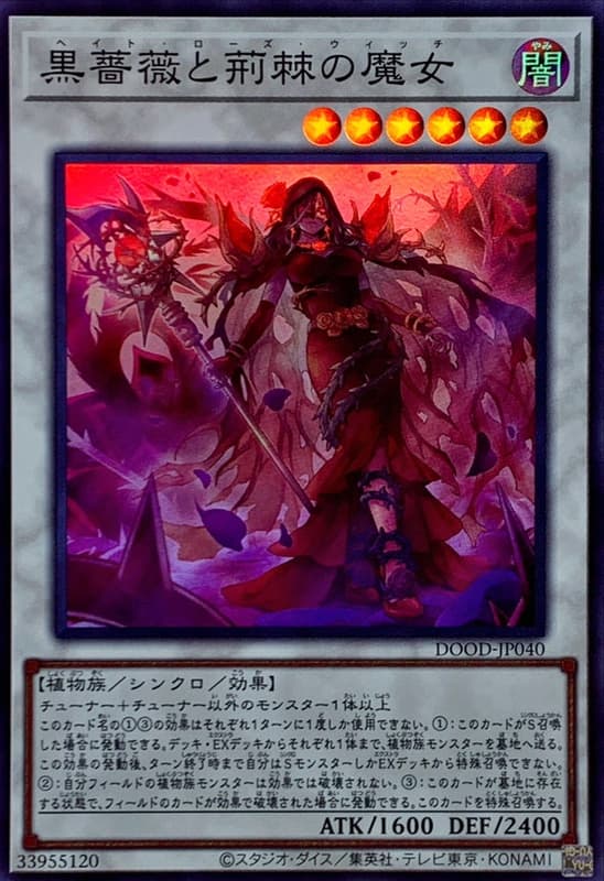 萬隆達*遊戲王 1302 DOOD-JP040 黑薔薇與荊棘的魔女 (亮面) 初期傷*微白邊 | 露天市集 | 全台最大的網路購物市集