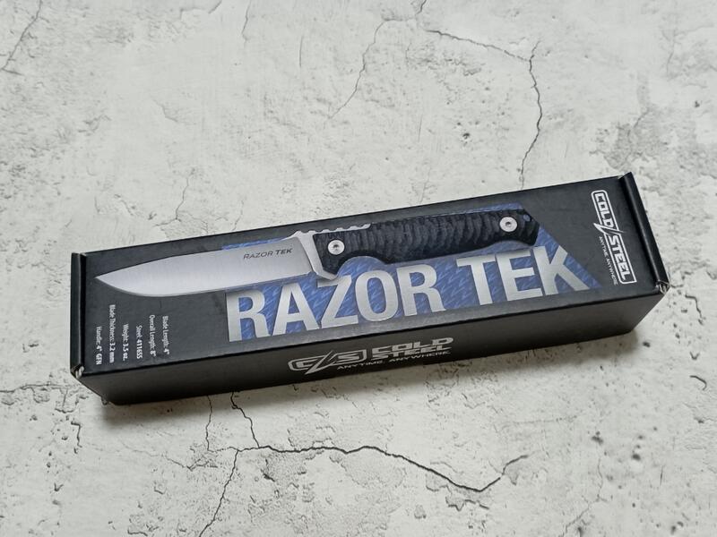 [泡泡虎] Cold Steel Razor Tek 4" #FX-4RZR 直刀 登山 露營 野外求生 [全新現貨] | 露天市集 | 全台 ...