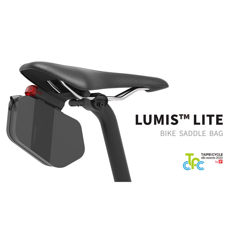 【速度公園】Ready GO LUMIS™ Lite 輕量快拆單車包+警示燈，防潑水 快拆系統 多元組合，座墊包 坐墊包 | 露天市集 | 全台最大的網路購物市集