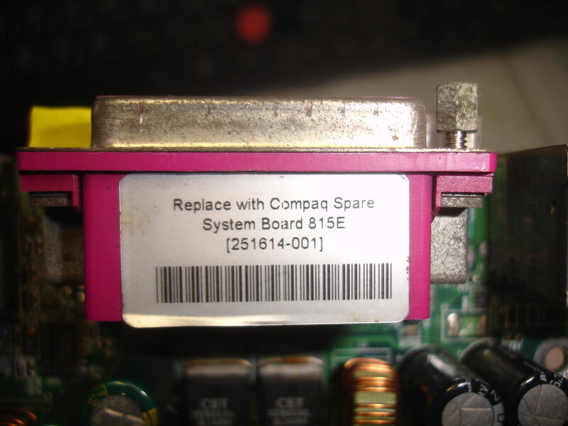 Compaq EVO D300V 815E主機板 251614-001 露天二手3C大賣場 品號85348 | 露天市集 | 全台最大的網路購物市集