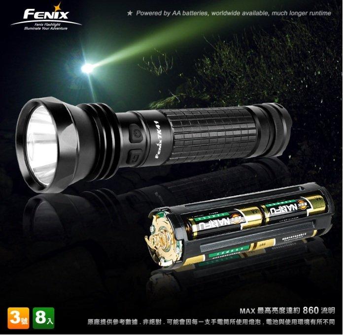 【LED Lifeway】Fenix TK41 (限量特價1組) 860流明 戰術防水手電筒 (8*AA) | 露天市集 | 全台最大的網路購物市集