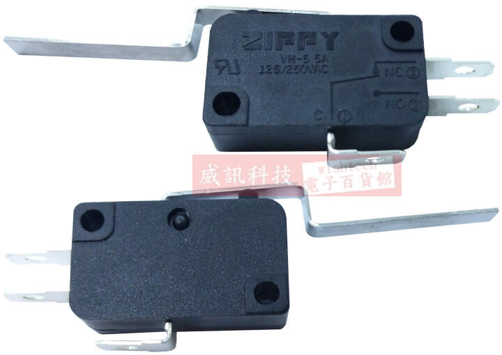 威訊科技電子百貨 5125Z ZIPPY VM-5 5A Z型柄微動開關 125/250VAC | 露天市集 | 全台最大的網路購物市集