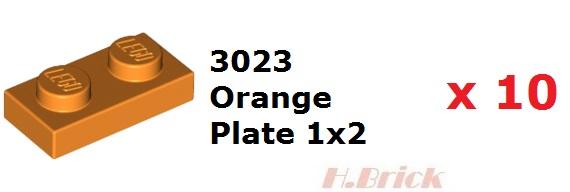 【磚樂】10個一組 LEGO 樂高 3023 4177932 Orange Plate 1x2 橘色 薄板/薄片 | 露天市集 | 全台最大的 ...