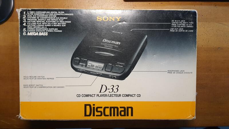 Sony D-33 歐版對號盒裝 | 露天市集 | 全台最大的網路購物市集