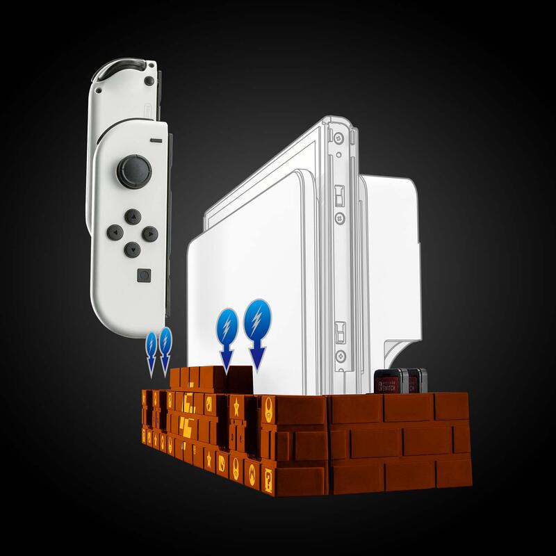 【電玩貓】富雷迅 FLASHFIRE NS 瑪莉關卡Joy-Con收納充電座 手把充電+卡匣收納座 S702 新品現貨 | 露天市集 | 全台最大的網路購物市集