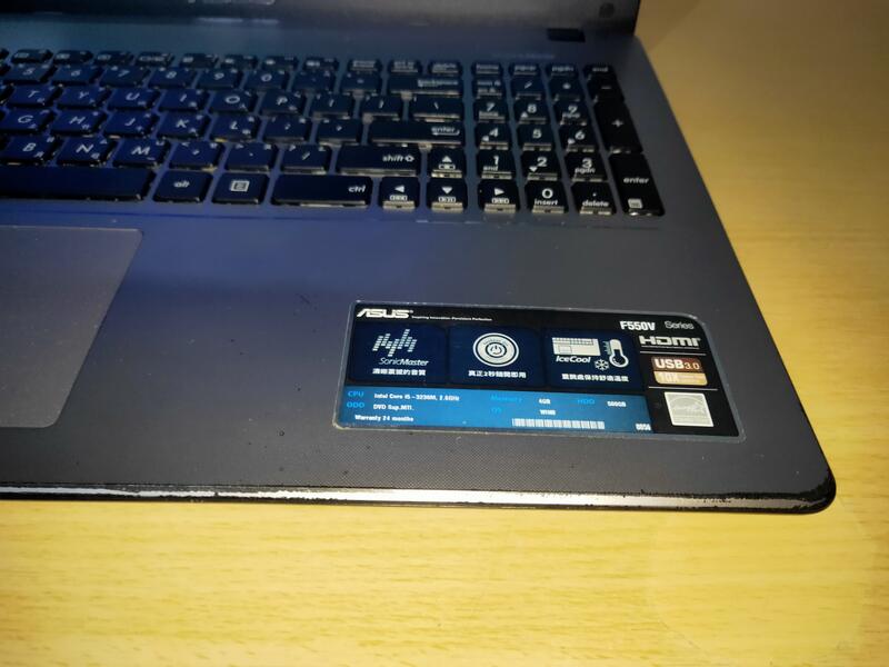 ASUS F550V i5-3230M 四核心 Geforce GT 720M 獨立顯卡 15吋 6G 750G | 露天市集 | 全台最大的 ...