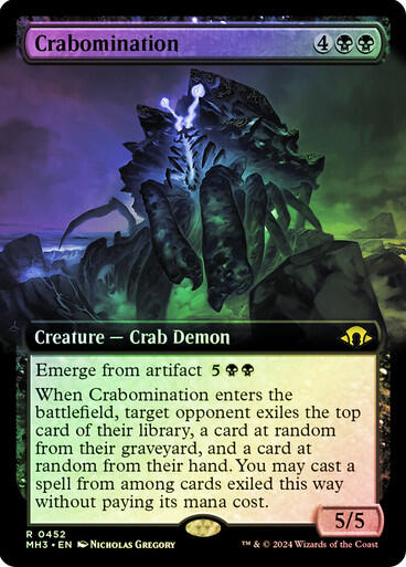 [ALG卡牌專門] MH3 近代新篇3 Crabomination 英文 擴圖 普/閃 | 露天市集 | 全台最大的網路購物市集