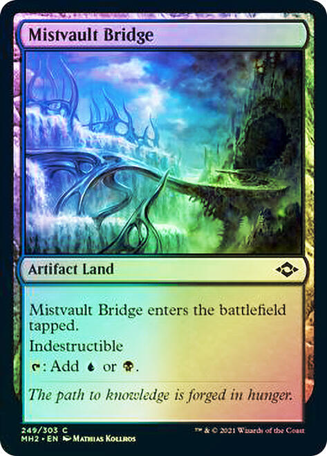 [ALG卡牌] MH2 近代新篇2 Foil Mistvault Bridge 霧窖結橋 英/中/日文 閃卡 | 露天市集 | 全台最大的網路購物市集