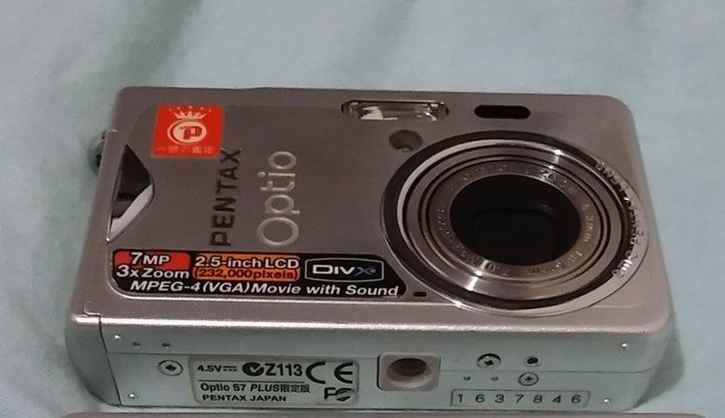 (當故障品便宜賣)早期700萬畫素PEXTAX S7數位相機Z113 | 露天市集 | 全台最大的網路購物市集