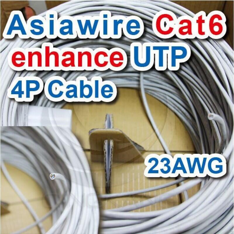 京港電子【310903010011】Asiawire-Cat6 enhance UTP 4P Cable 一米(淺灰) | 露天市集 | 全台最大的網路購物市集