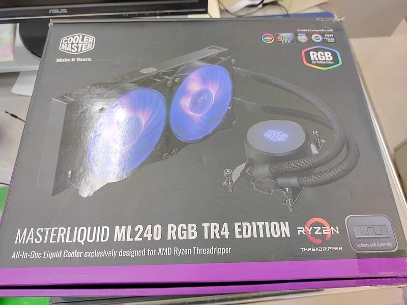 (缺風扇/配件)二手Cooler Master MasterLiquid ML240 RGB 水冷散熱器(TR4專用) | 露天市集 | 全台 ...