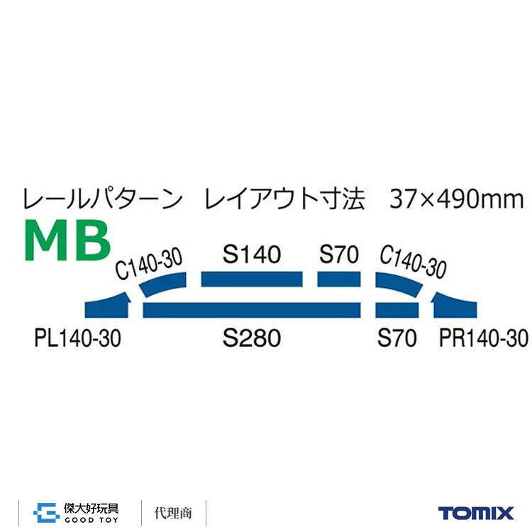 TOMIX 91082 軌道組(迷你) (手動變軌) 待避線 (MB) | 露天市集 | 全台最大的網路購物市集