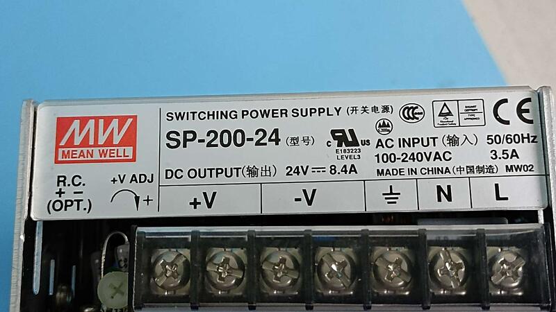 現貨林口 MW SP-200-24 輸入100-240VAC 3.5A 輸出+24V 8.4A 電源供應器 棧板AH-8 | 露天市集 | 全台最大的網路購物市集