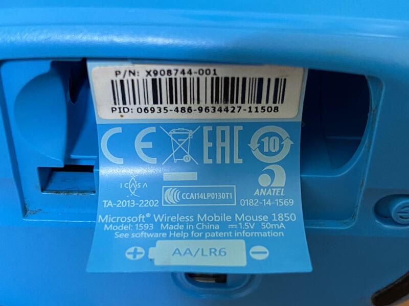 杰恩電腦 台中維修 微軟 Microsoft 1593 無線 滑鼠 Wireless Mobile Mouse 1850 | 露天市集 | 全 ...