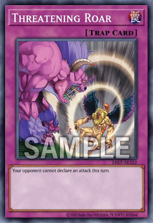 【崇文社】遊戲王 亞英 24AT-AE322 THREATENING ROAR 威嚇的咆哮 (普卡) | 露天市集 | 全台最大的網路購物市集