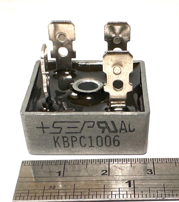 KBPC1006 金屬方形橋式整流器 600V 10A | 露天市集 | 全台最大的網路購物市集